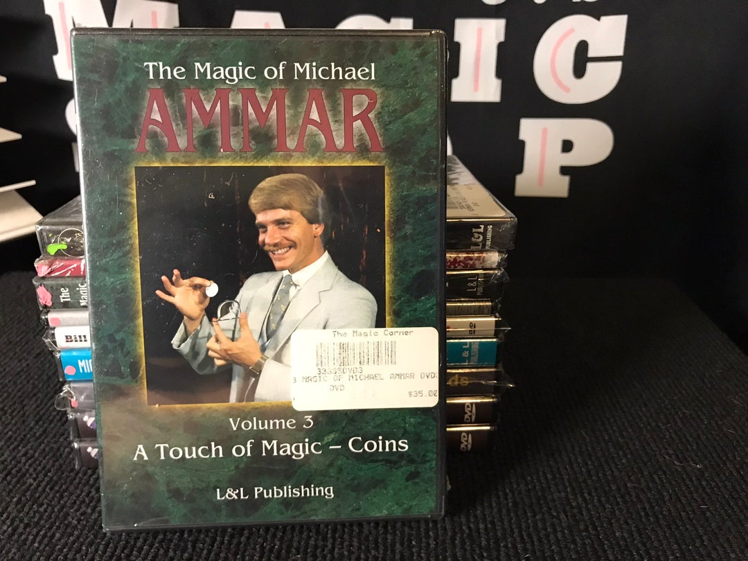 Vintage DVD - the Magic of Michael Ammar - A Touch of Magic - Coins Vol ...
