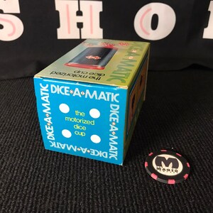 Vintage Dice~a~matic - Motorized Dice Cup W/5 Regular Dice (rare Find ...
