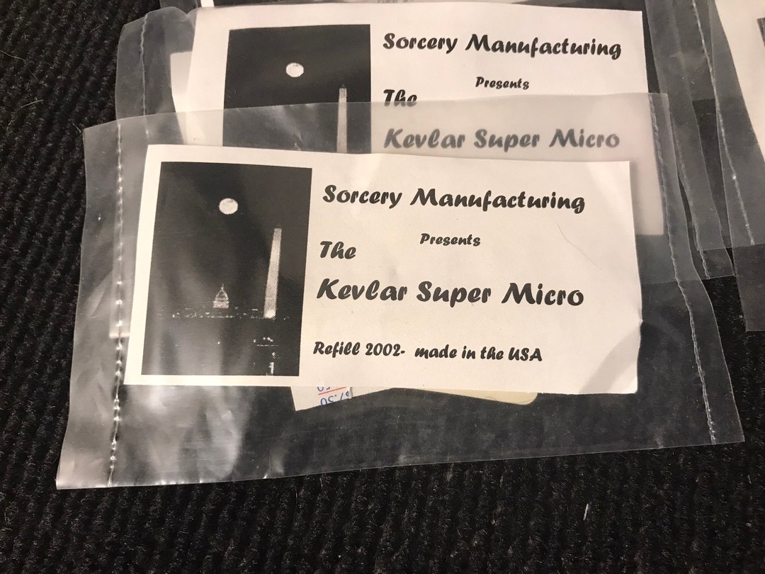 Vintage - Sorcery Mfg. Kevlar Super Micro Refill 2002 (rare) - Etsy