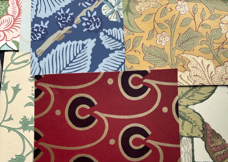 Scrap Pack of Authentic William Morris Wallpapers - Etsy
