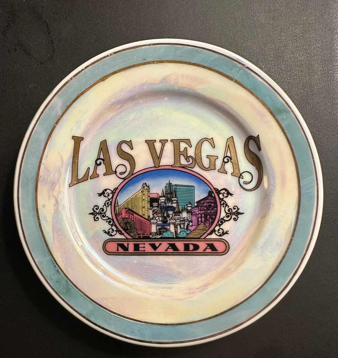 Vintage Las Vegas, Nevada Plate - Etsy