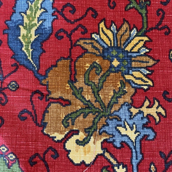 Jacobean Fabric - Etsy