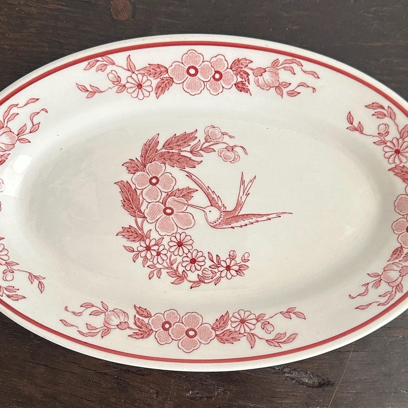 Transferware Platter - Etsy