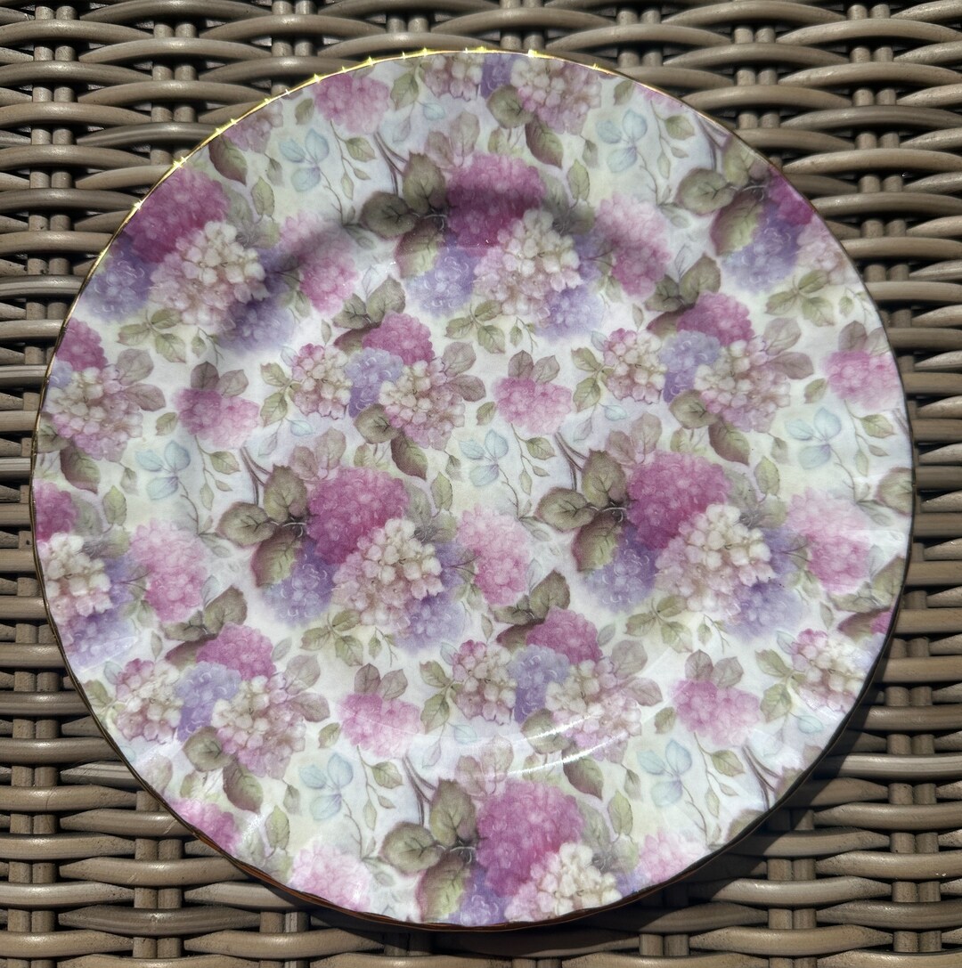 Vintage Royal Crown Hydrogen Plate - Fine Bone Porcelain - Etsy