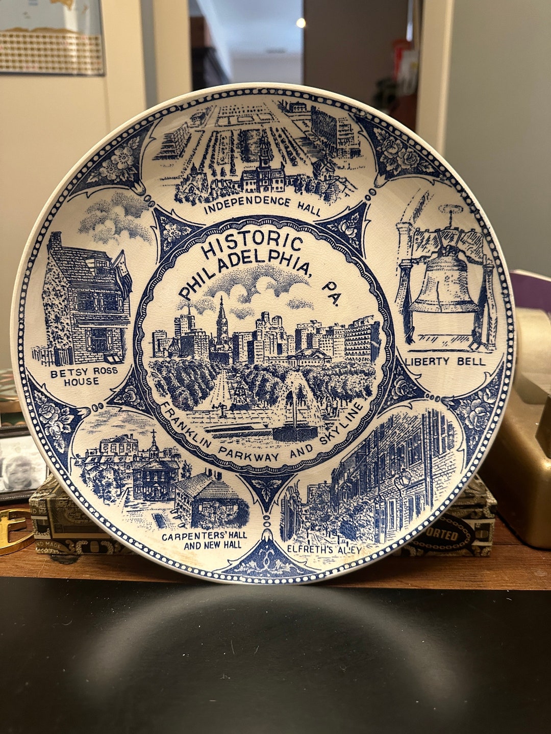 Vintage Historic Philadelphia, PA Plate - Etsy
