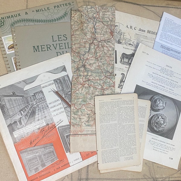 French Ephemera - Etsy