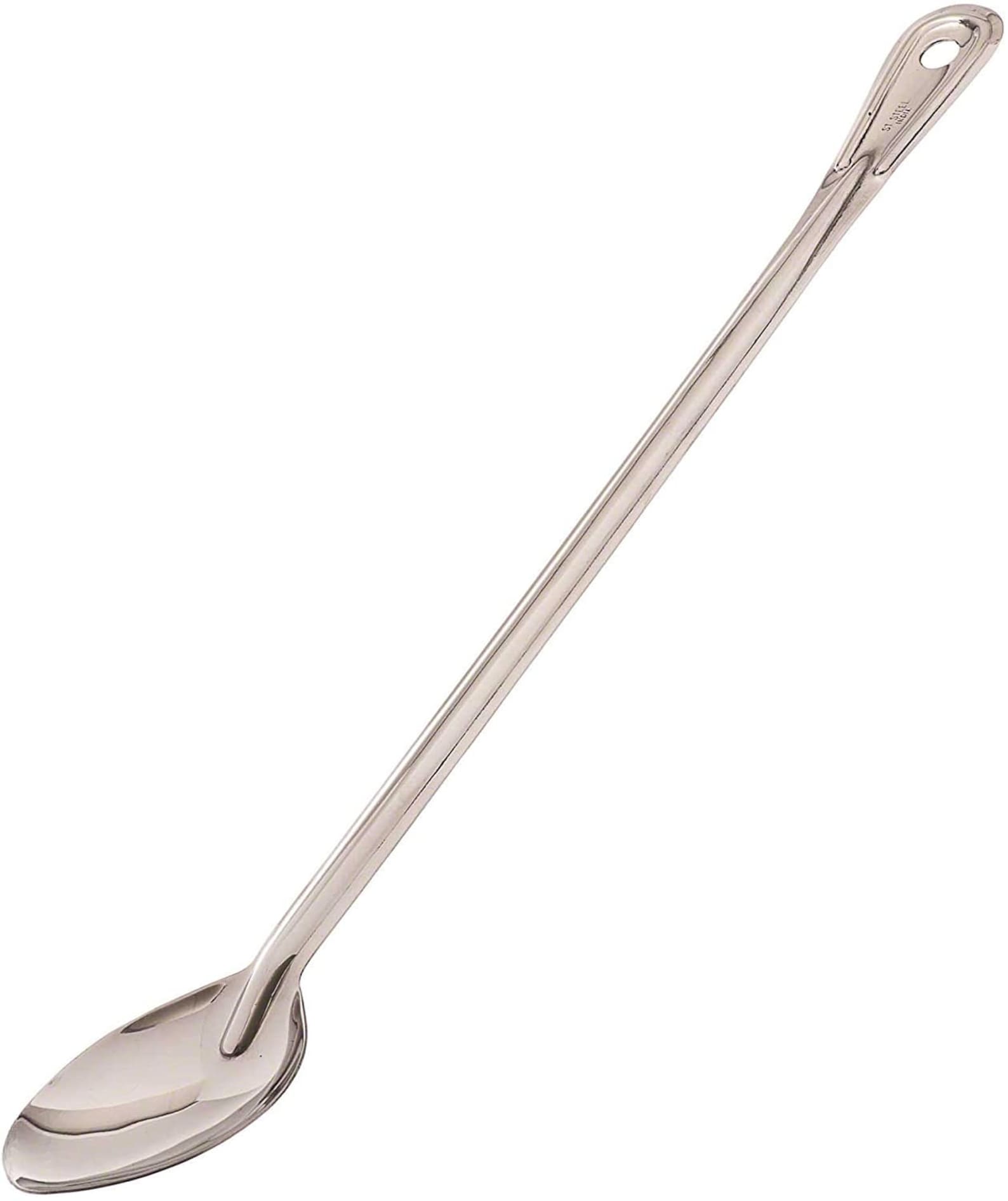 21 Extra Long Handled Solid Serving Spoon Very Long Etsy