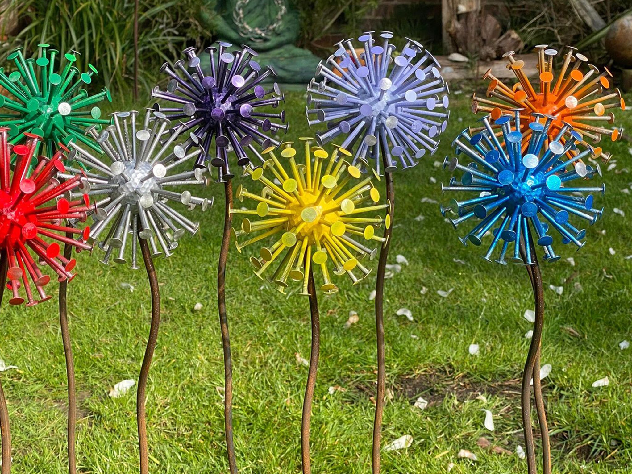 Dandelion / Allium Sculpture - Gifts for Home & Garden - Handmade UK ...