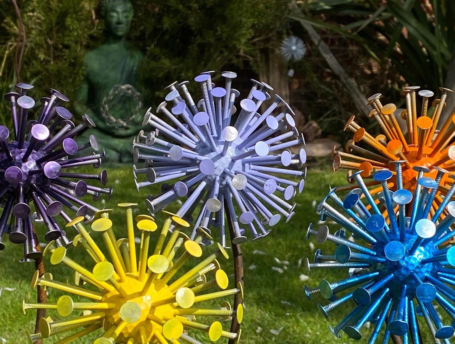 Dandelion / Allium Sculpture - Gifts for Home & Garden - Handmade UK ...