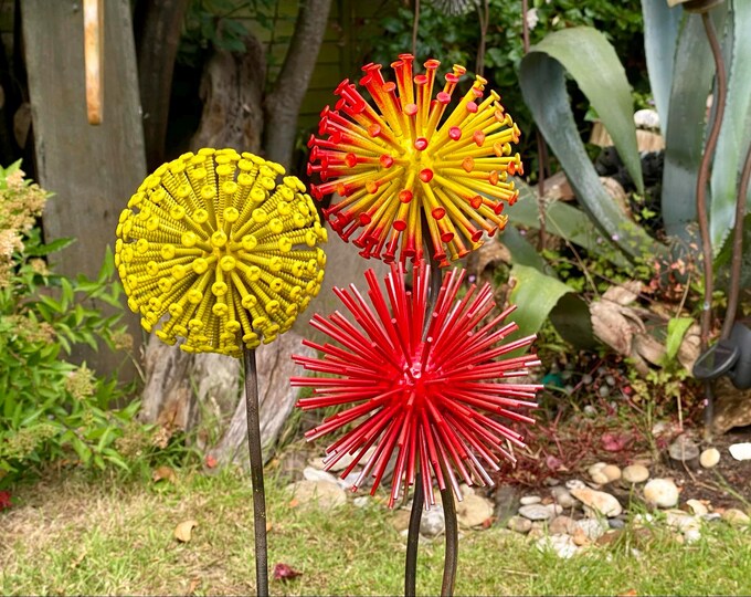 Unique Handmade Dandelion Sculpture Set - Etsy
