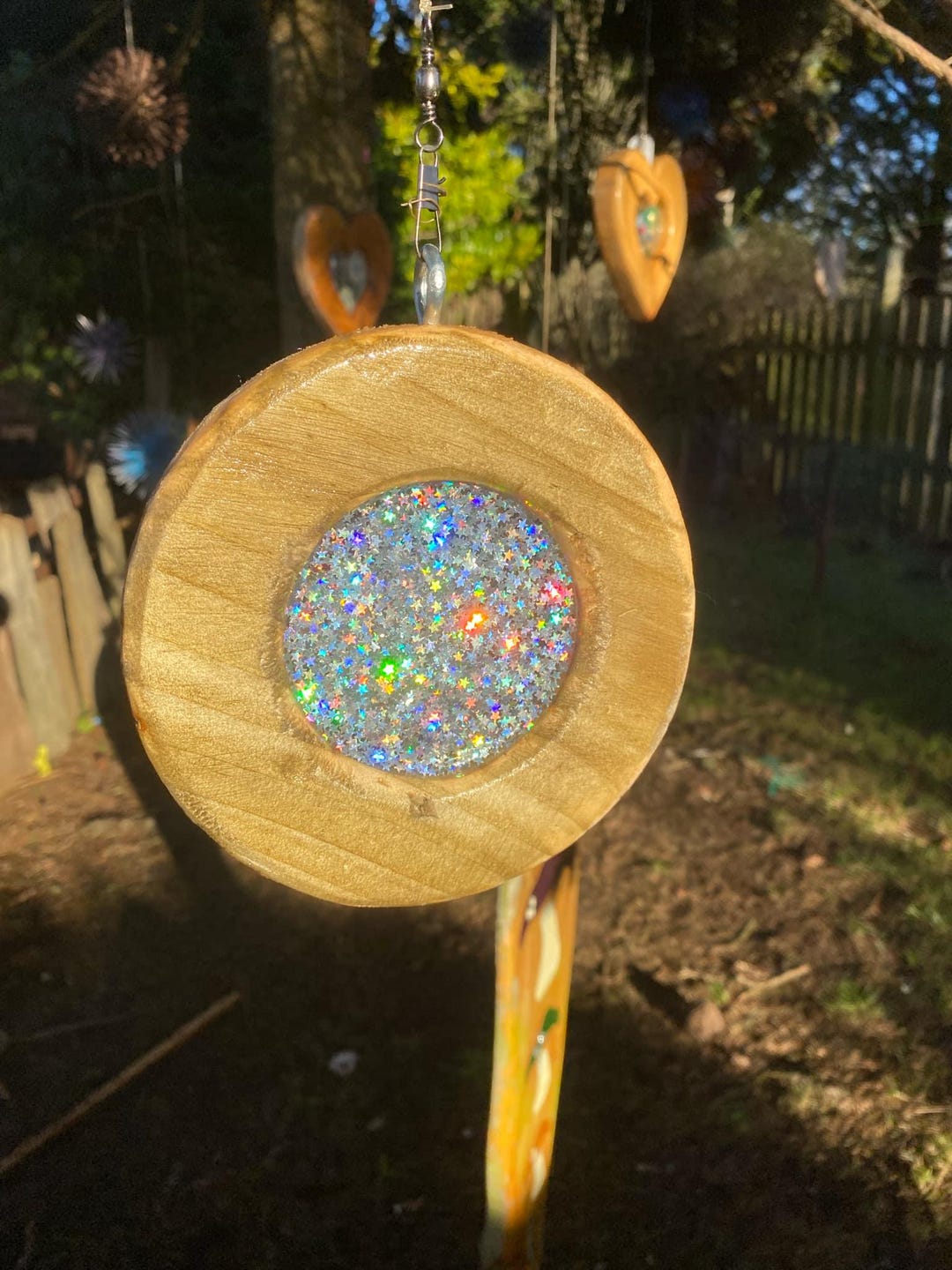 Circular Tree Spinner & Colourful Centre - Etsy