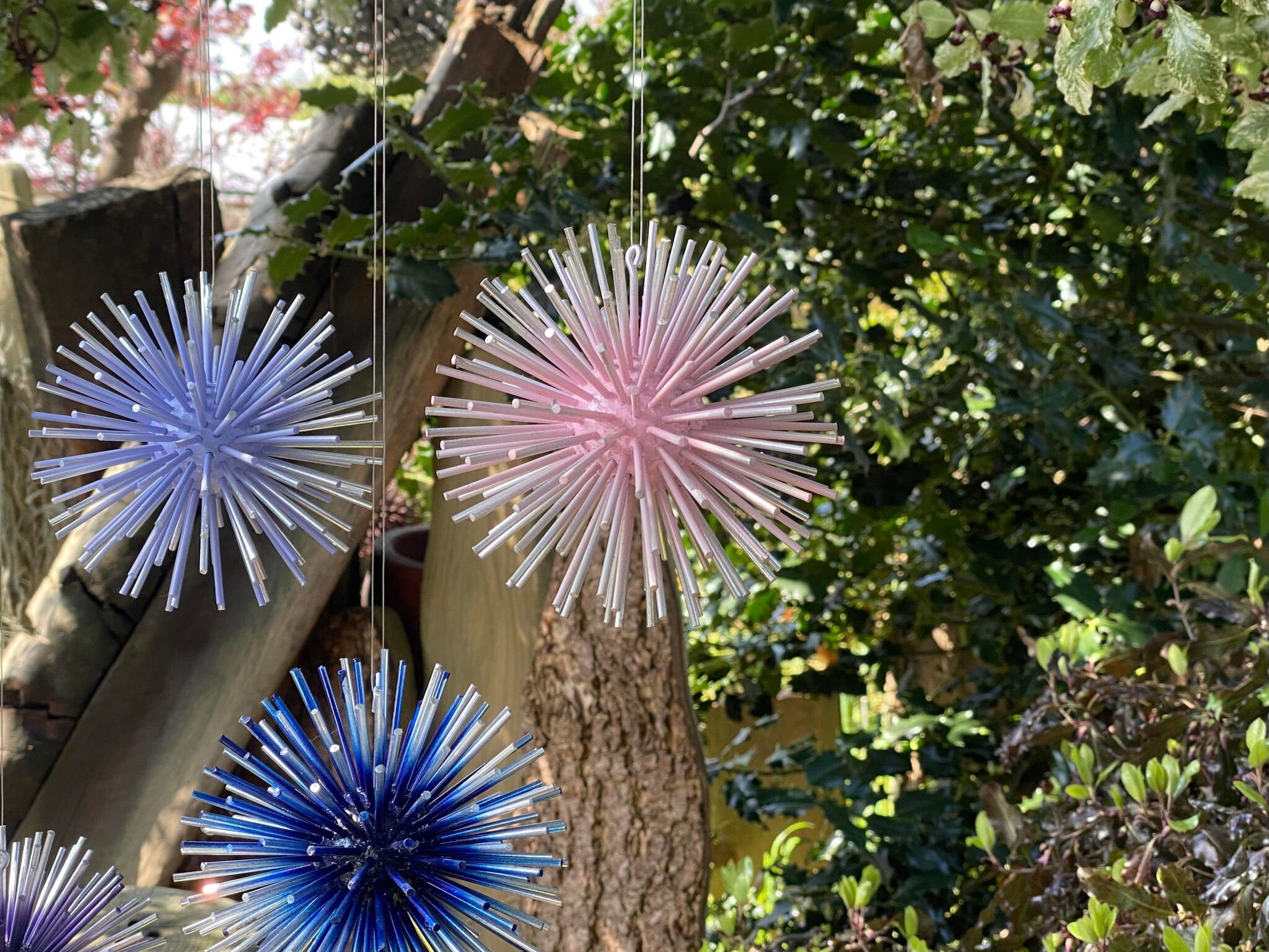 Floating Dandelion Allium Ornament – Handmade Home & Garden Décor ...