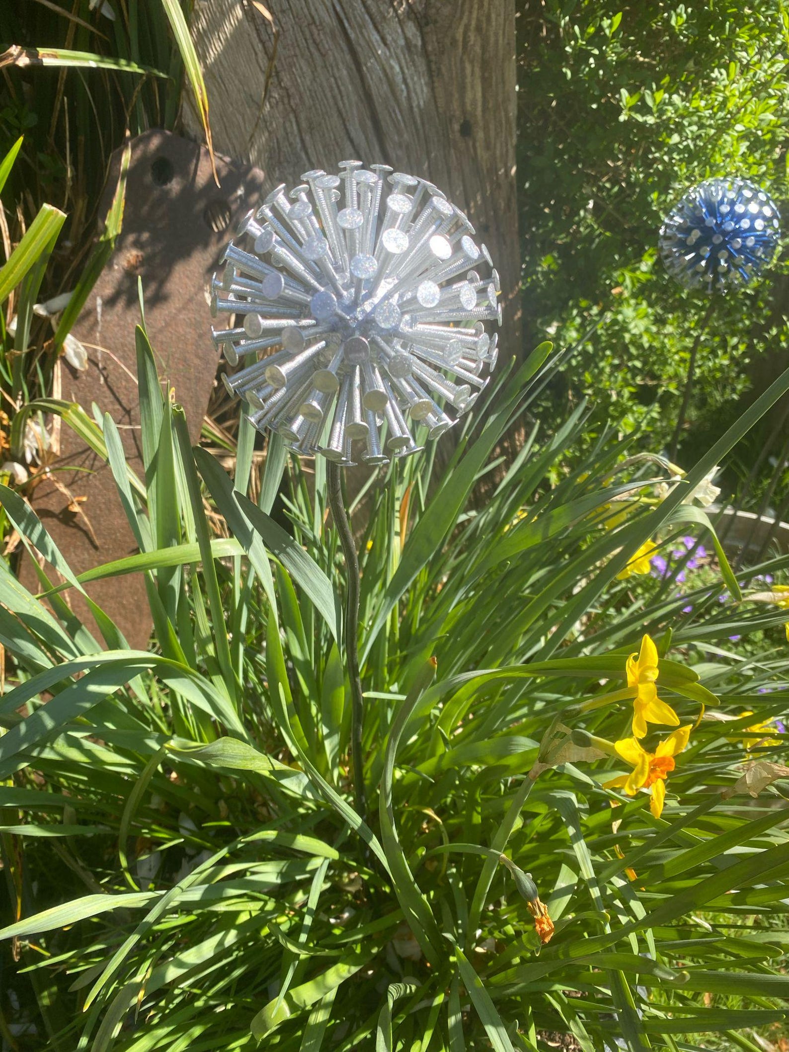 Dandelion / Allium Sculpture - Gifts for Home & Garden - Handmade UK ...