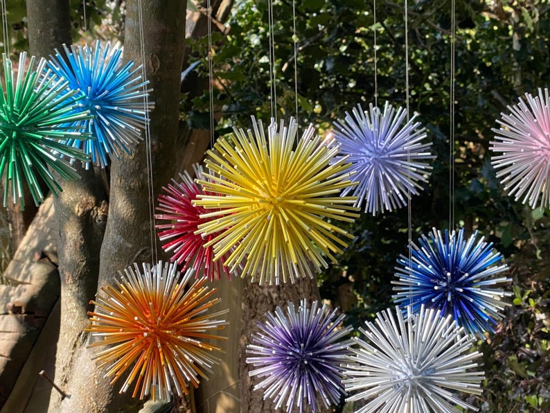 Floating Dandelion Allium Ornament – Handmade Home & Garden Décor ...
