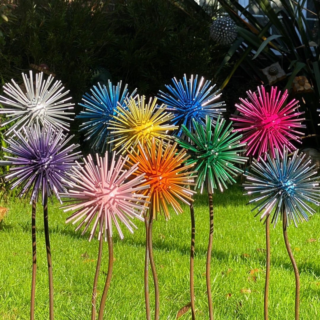 Dandelion Garden Ornaments - Handmade & Unique Gifts for the Garden - Etsy