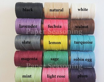 Waxed Linen Thread - Etsy