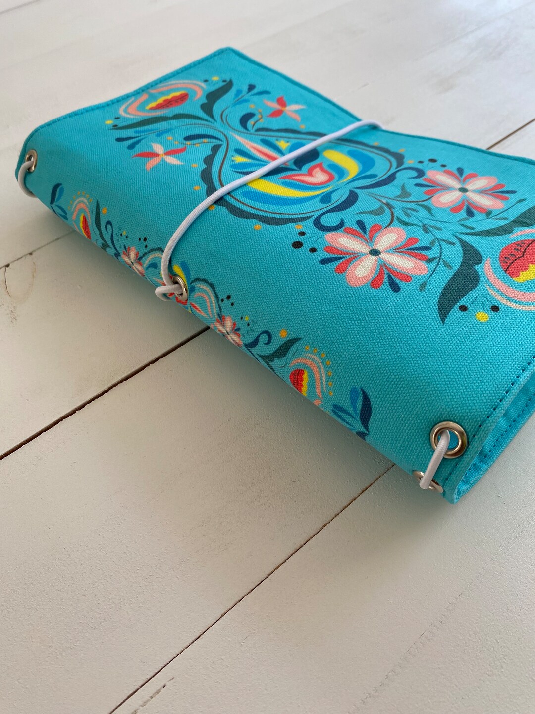 Traveler's Notebook Fabric Cover- Folk Art - Etsy