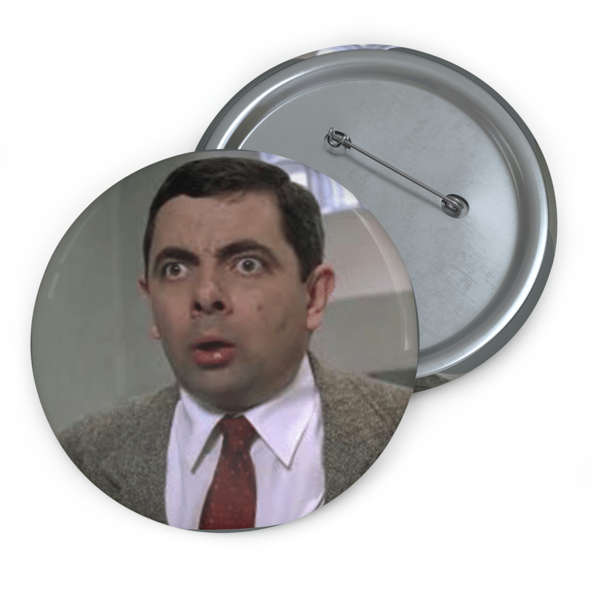 Mr. Bean Pin Buttons - Etsy