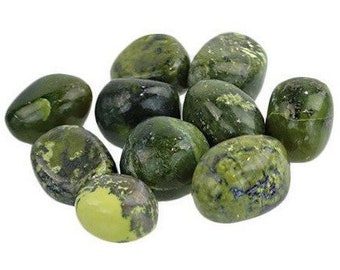 Green Tumbled Stone - Etsy