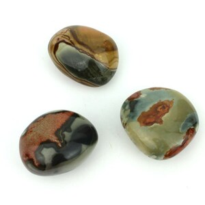 Polychromatic Jasper Polished Rock Smooth Worry Stone 1-3" | 1 Piece - Etsy