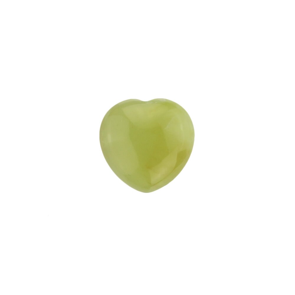 New Jade Heart Shaped Carved Stone - Etsy