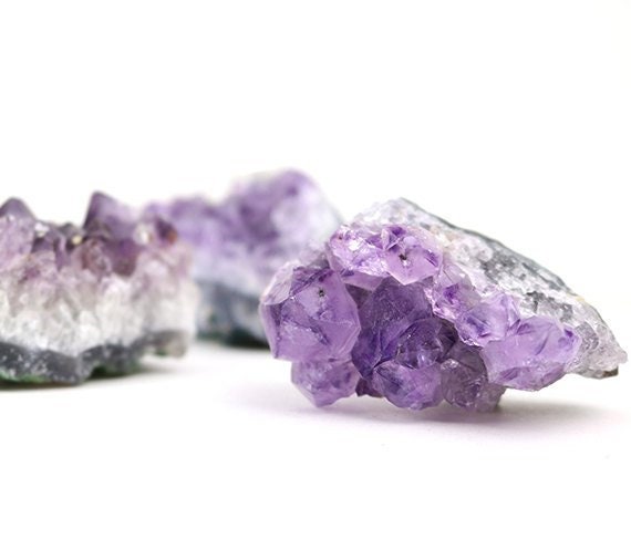 Real Amethyst Crystal Cluster 2-3" Specimen | Large Brazilian Purple ...