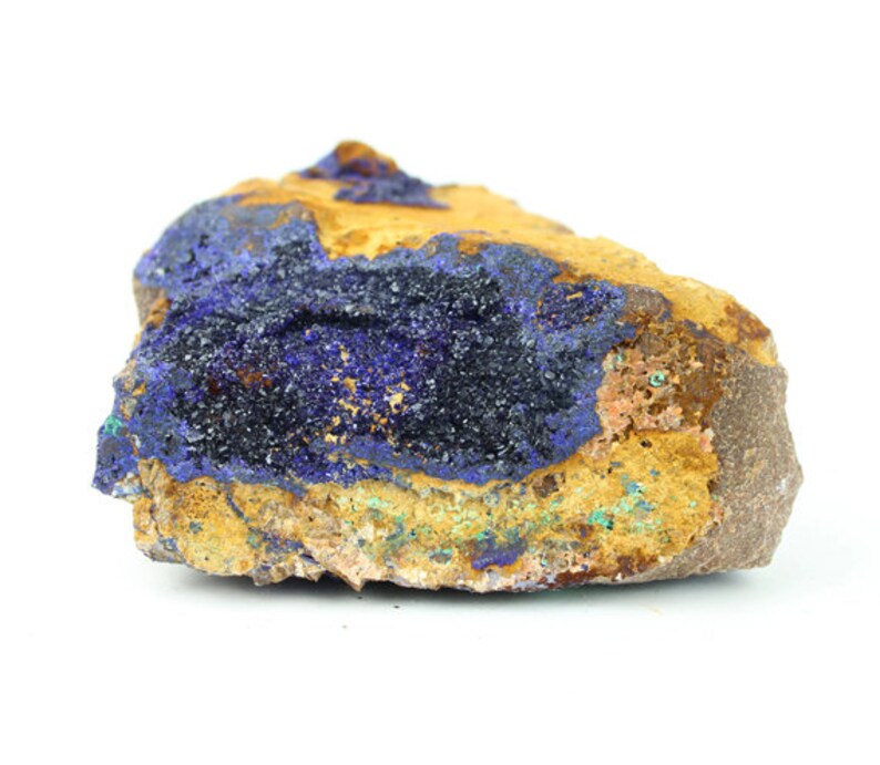 Azurite Specimen in Matrix 2-4 | Etsy