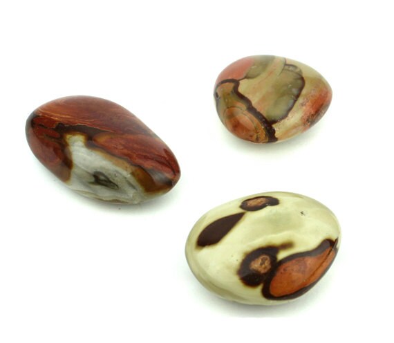 Polychromatic Jasper Polished Rock Smooth Worry Stone - Etsy