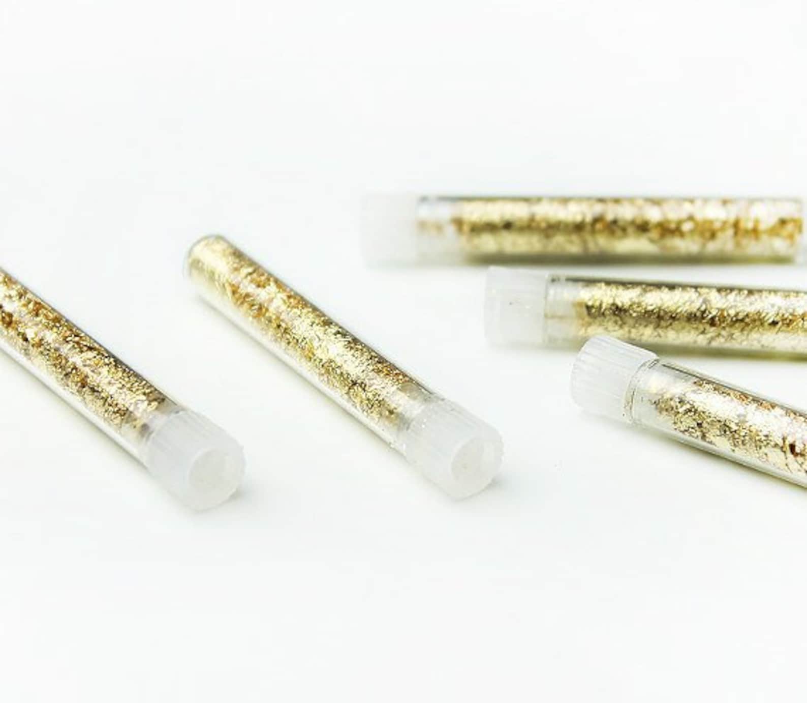 Dutch Metal Imitation Gold Leaf Tube Faux Gold Leaf Flake in | Etsy