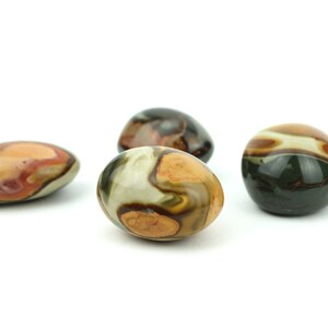 Polychromatic Jasper Polished Rock Smooth Worry Stone 1-3" | 1 Piece - Etsy