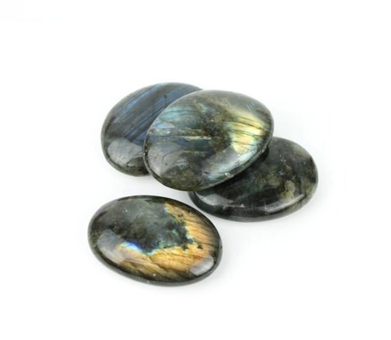 Polished Labradorite Worry Stone Rock 1-3 1 piece | Etsy