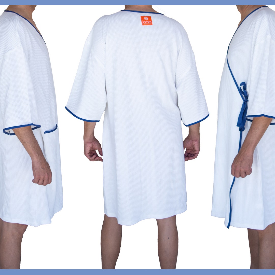Get Janes Mens Jacks All Purpose Luxury Robe-hospital Gown Travel ...