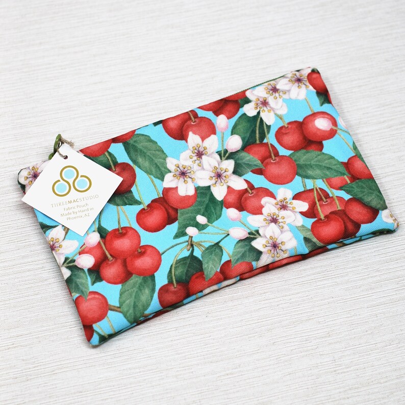 Cherry Handmade Everything Pouch | Etsy