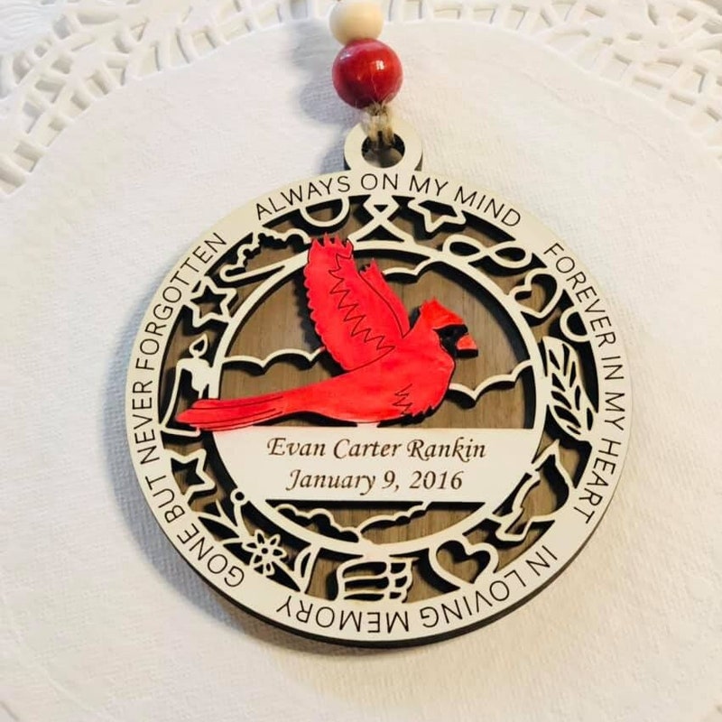 Cardinal Ornament - Etsy