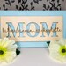 Custom Engraved Mom Sign With Childrens Names - Personalized Mother's ...