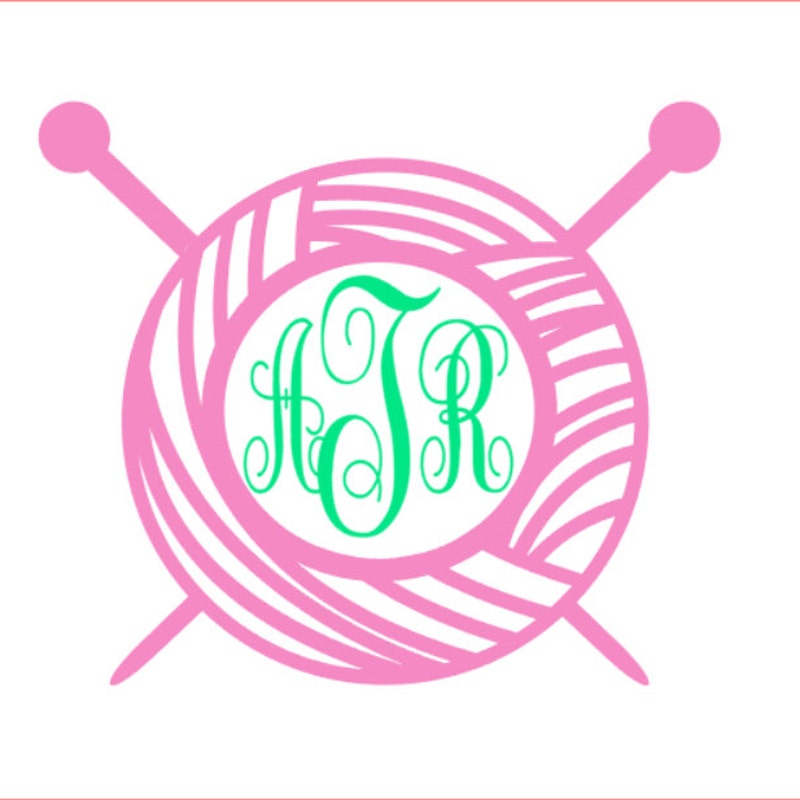 Knitting Vinyl Decal - Etsy