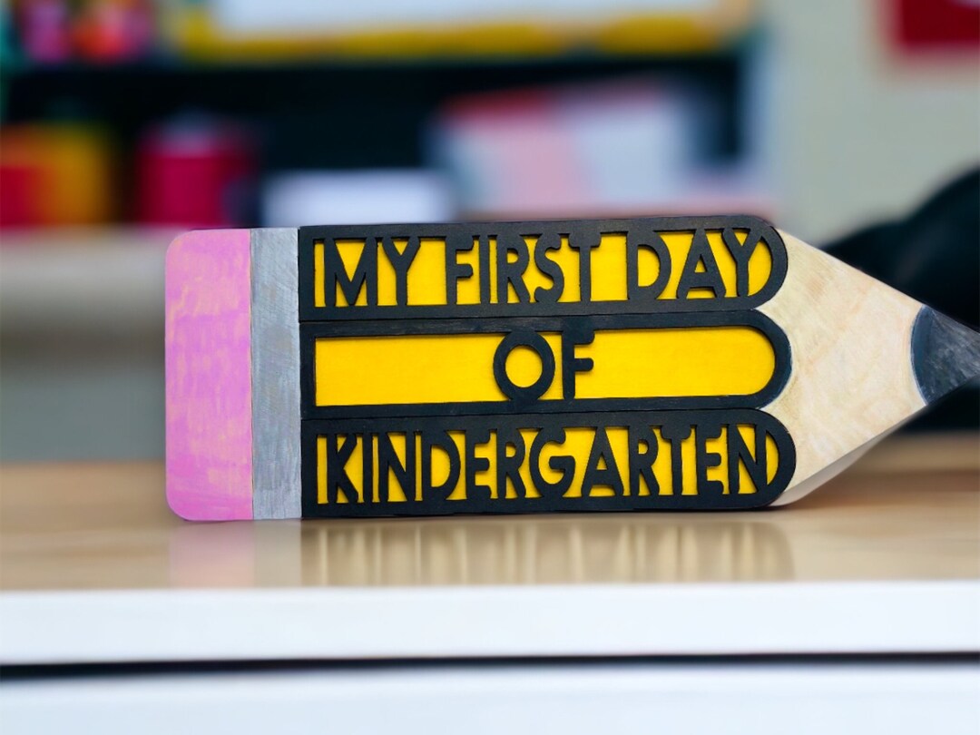 Interchangeable Back to School Pencil Sign: First & Last Day Photo Prop ...