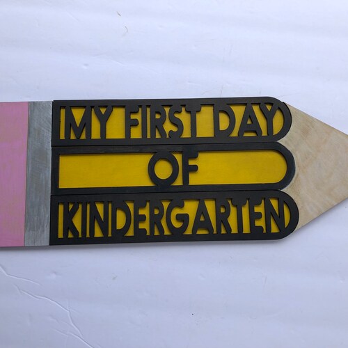 Interchangeable Back to School Pencil Sign DIY Pencil Sign - Etsy