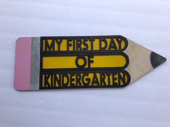 Interchangeable Back to School Pencil Sign DIY Pencil Sign | Etsy