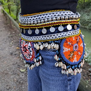 Banjara Belt, Indian Belt, Sea Shells Belt, Boho Belt, Tribal Fusion ...
