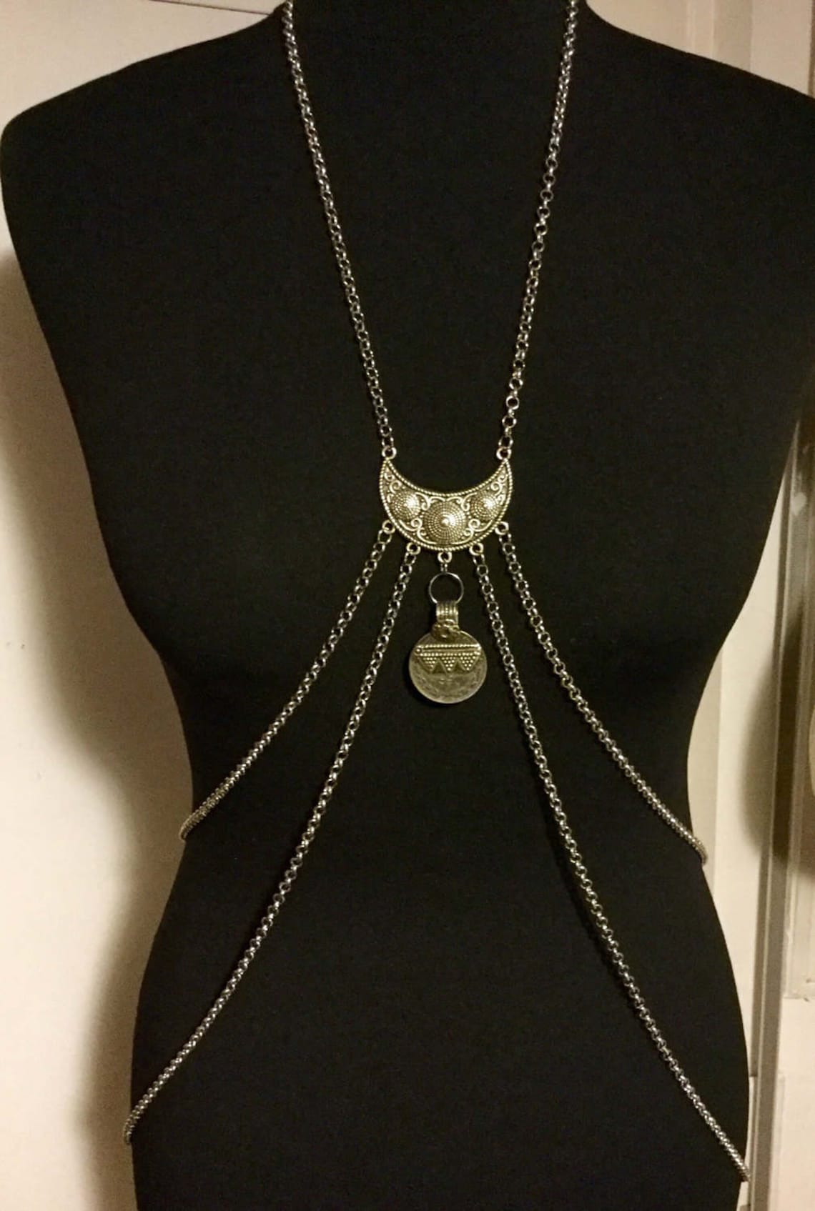 Body Harness Bodychain Body Chain Body Jewellery Handmade - Etsy