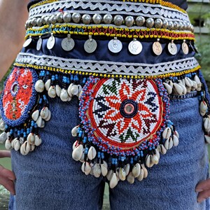 Banjara Belt, Indian Belt, Sea Shells Belt, Boho Belt, Tribal Fusion ...