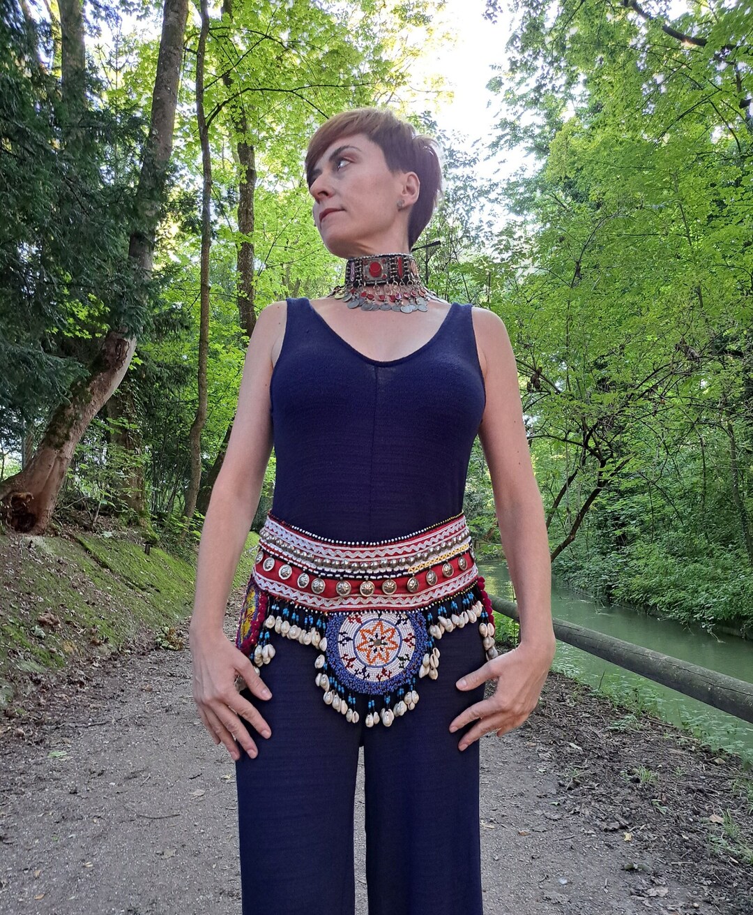 Banjara Belt, Indian Belt, Sea Shells Belt, Boho Belt, Tribal Fusion ...