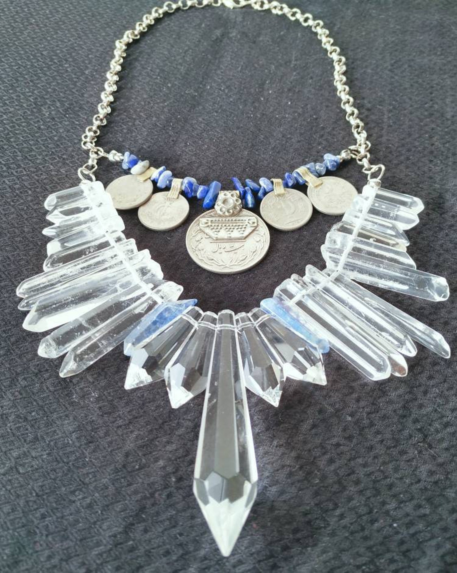Boho necklace magic jewelry healing crystals quartz | Etsy