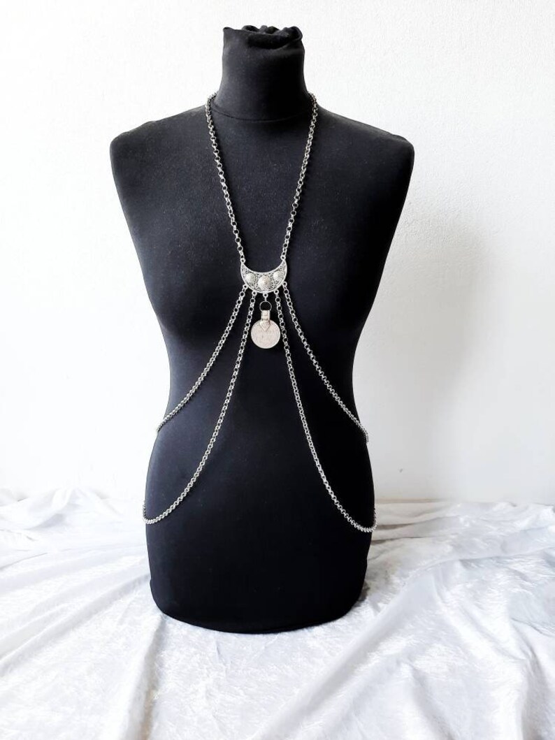 Body Harness Bodychain Body Chain Body Jewellery Handmade - Etsy