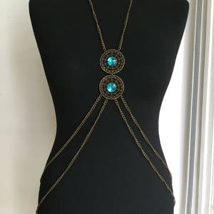 Bodychain, Body Chain, Harness, Body Necklace, Body Jewelry, Boho ...