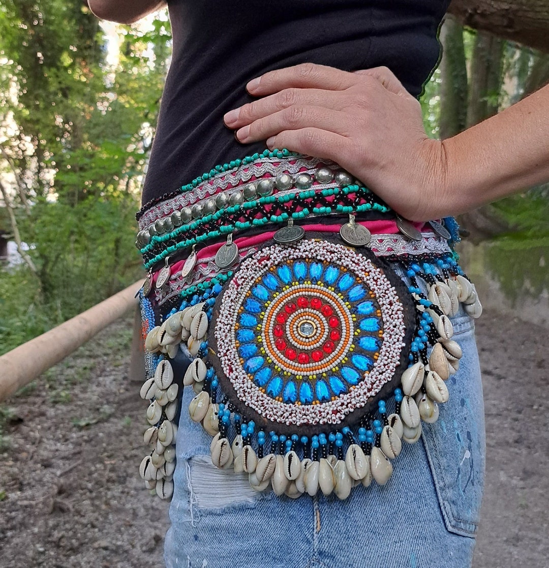 Banjara Belt Indian Belt Sea Shells Belt Boho Belt Tribal - Etsy