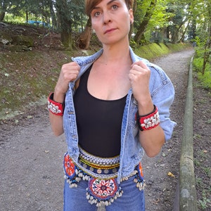 Banjara Belt, Indian Belt, Sea Shells Belt, Boho Belt, Tribal Fusion ...