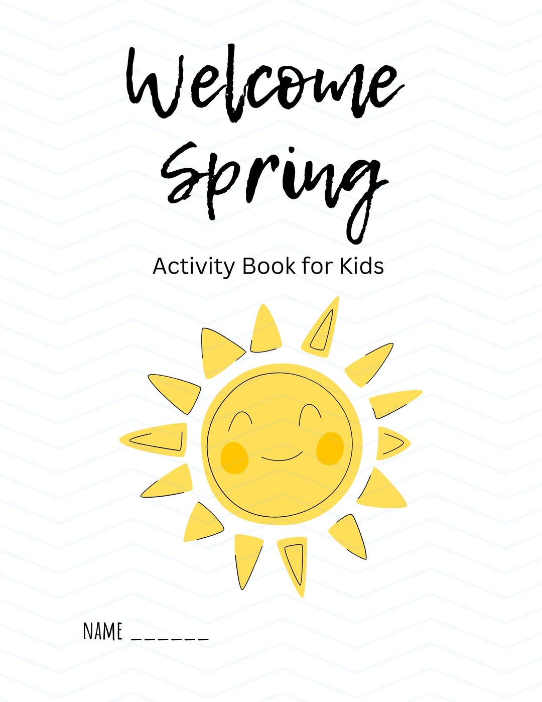SPRING Activity Book for Kids, Kids Pages, Kids Activities, Springtime ...