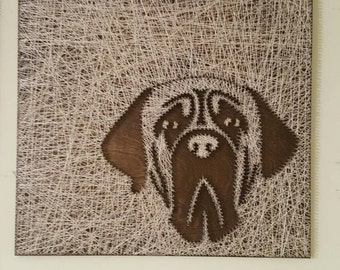 Boxer Dog String Art 16x16 | Etsy
